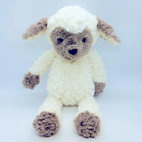 Aimi Duck | Toys | Aimi Duck Ivory Grey Lamb Textured Stuffed Toy ...